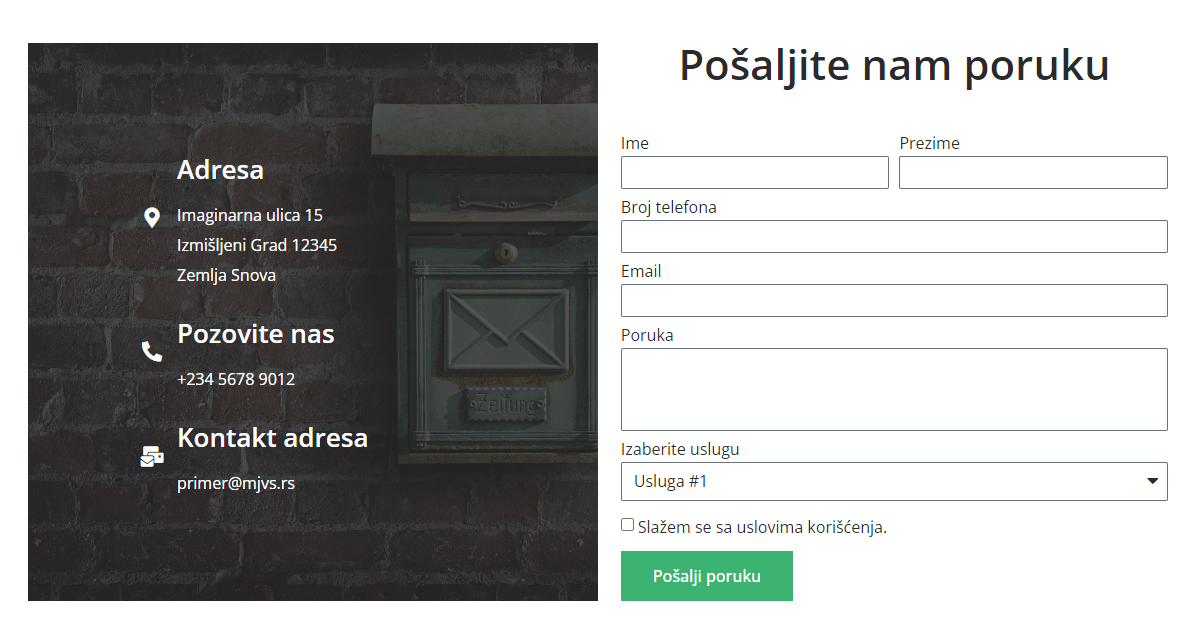Kontakt Forme | Budućnost izrade veb sajtova